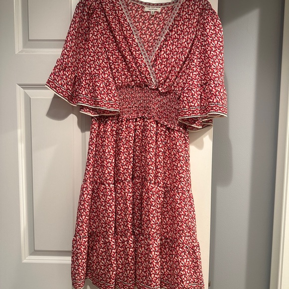 Max Studio | Dresses | Floral Red Dress | Poshmark